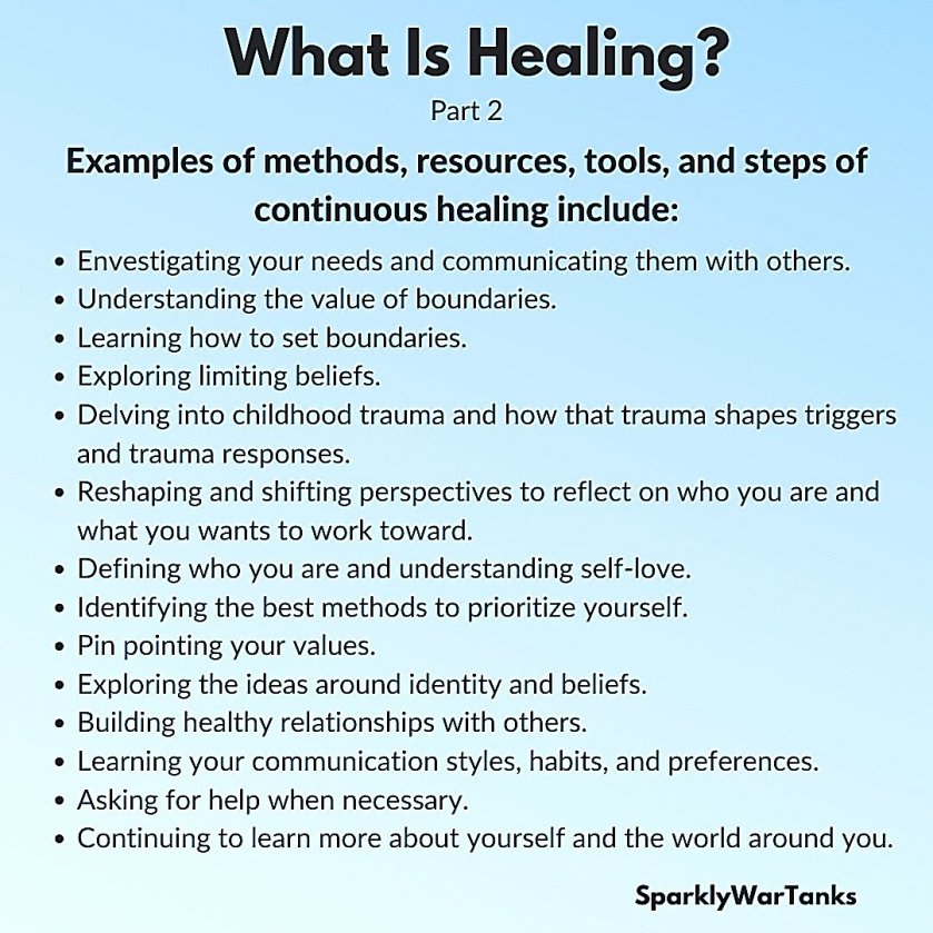 What is Healing? – SparklyWarTanks
